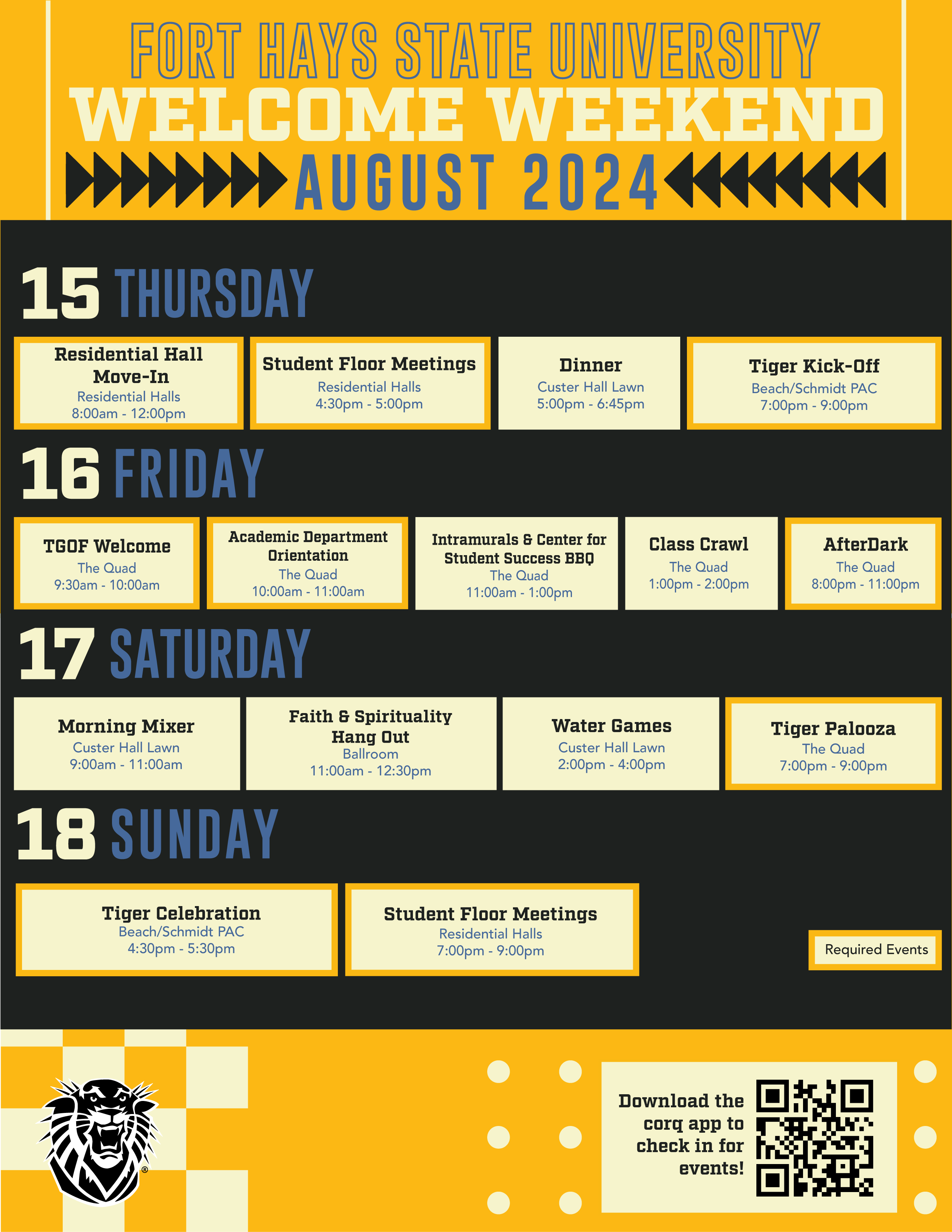 Welcome Weekend - Fort Hays State University (FHSU)