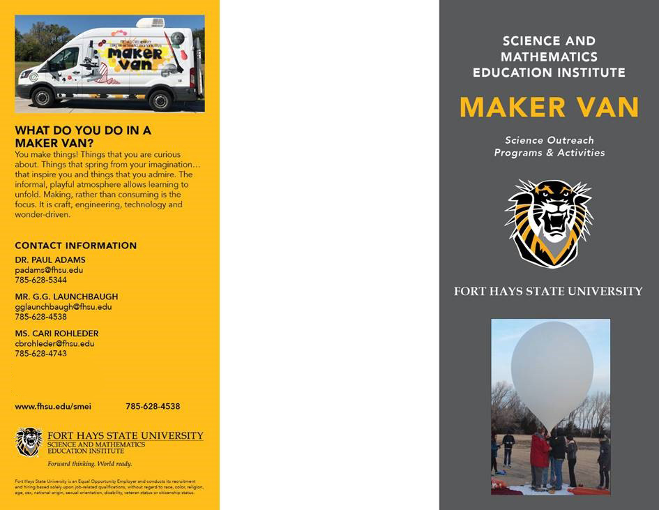 Science and Mathematics Education Institute - Maker Van - Fort Hays ...