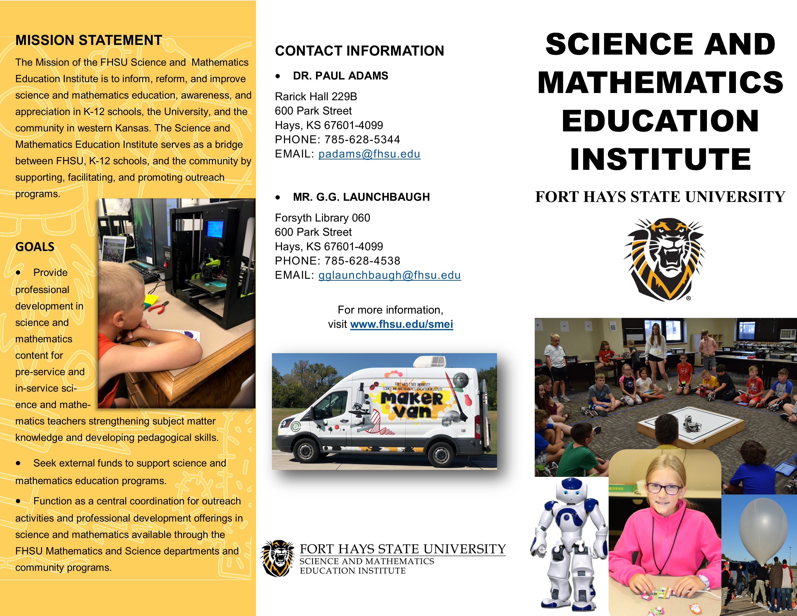 Science and Mathematics Education Institute - Fort Hays State ...